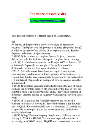 Acct 212 Effective Communication / snaptutorial.com