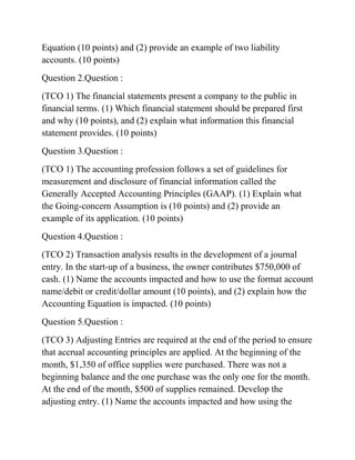 ACCT 212 Effective Communication - tutorialrank.com