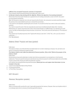 Acct 304 ( intermediate accounting i ) entire course | DOCX | Stocks ...