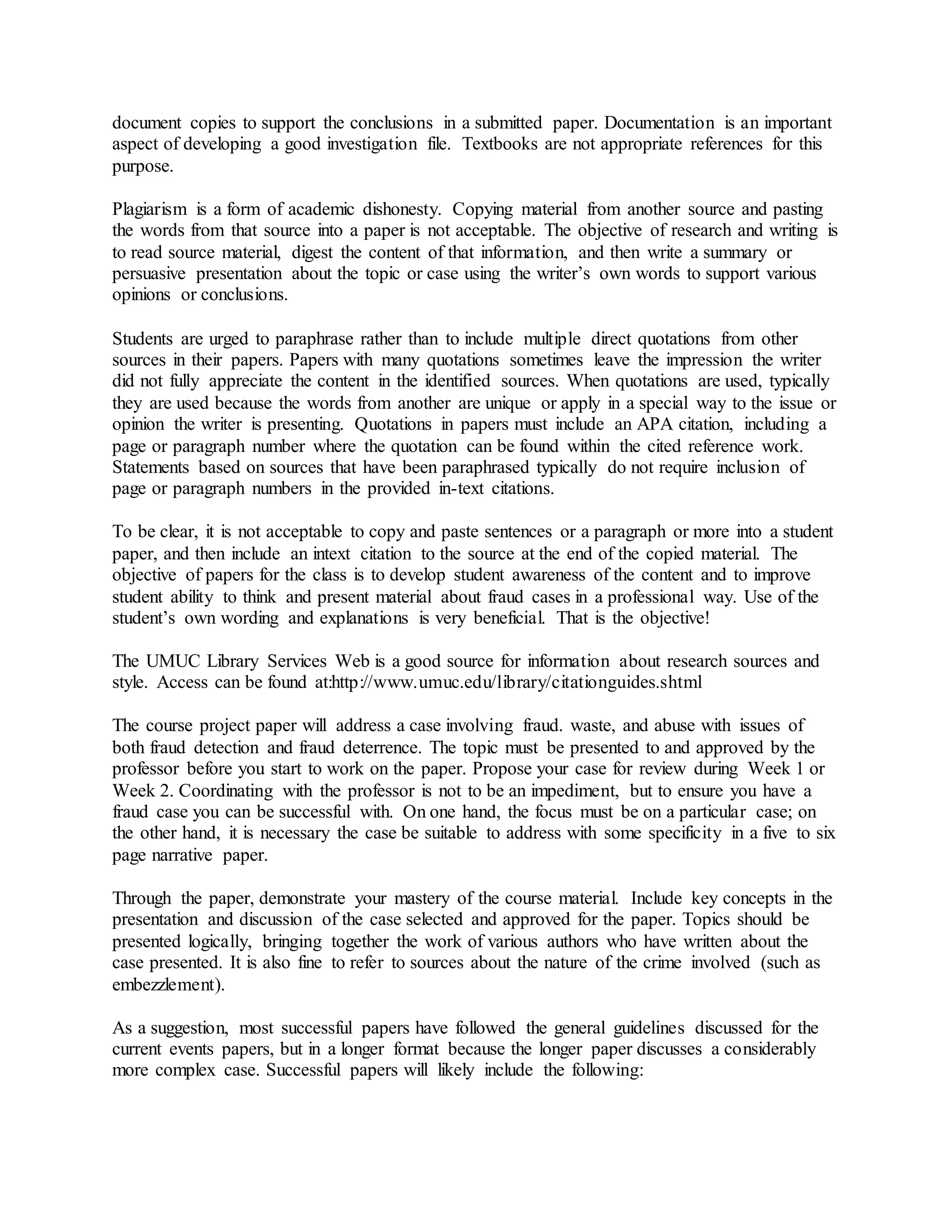 Acct 320 course project paper and presentation | DOCX