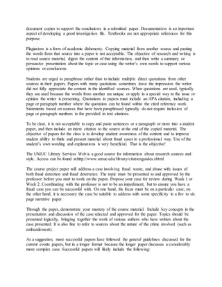 Acct 320 course project paper and presentation | DOCX