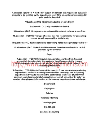 Acct 346 week 8 final exam | PDF