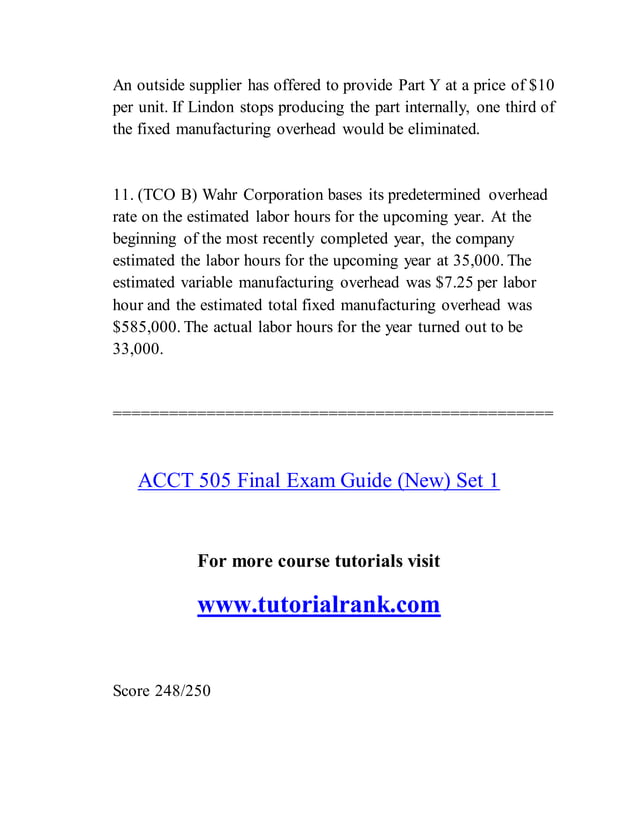 ACCT 505 Effective Communication/tutorialrank.com