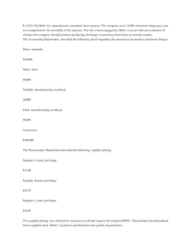 Acct 505 final exam solution | DOCX