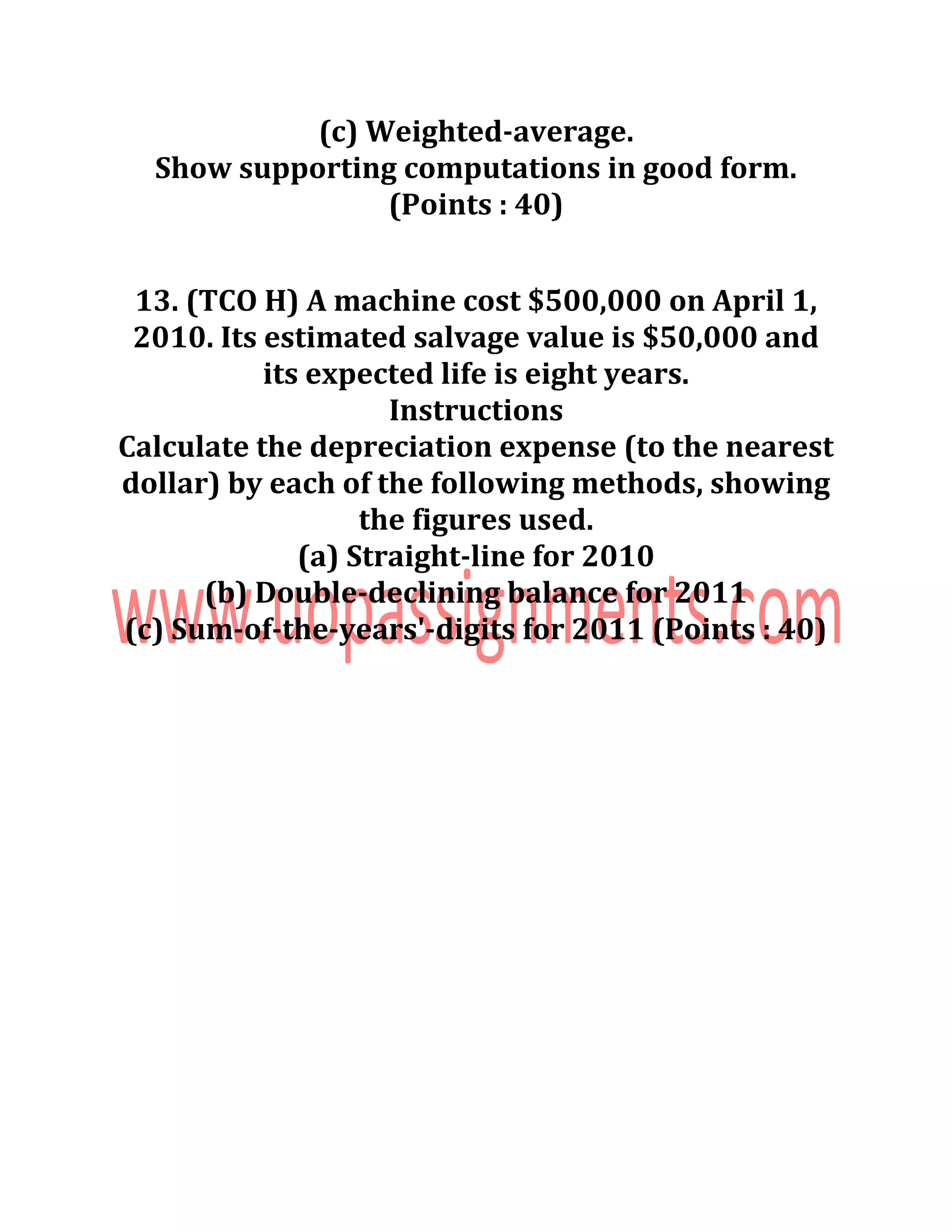 Acct 550 final exam | DOC