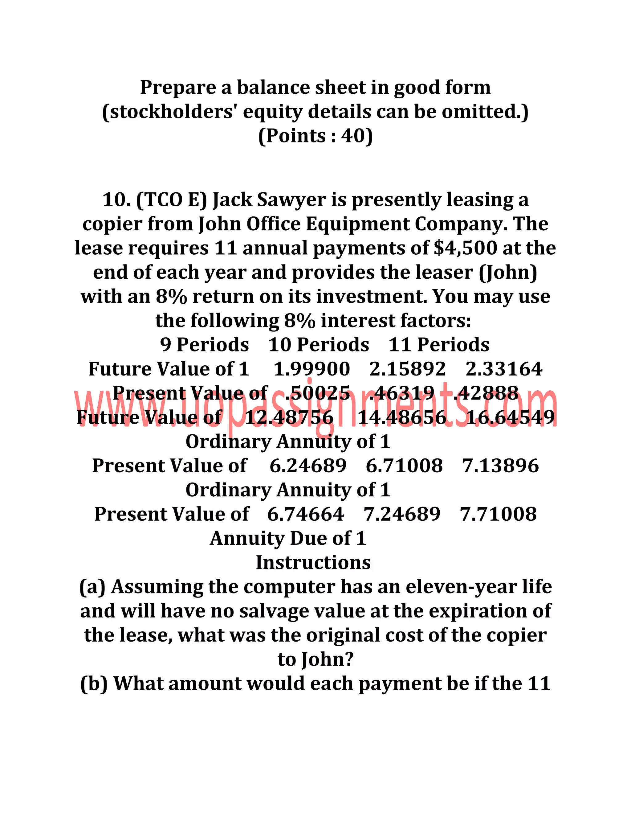 Acct 550 final exam | DOC