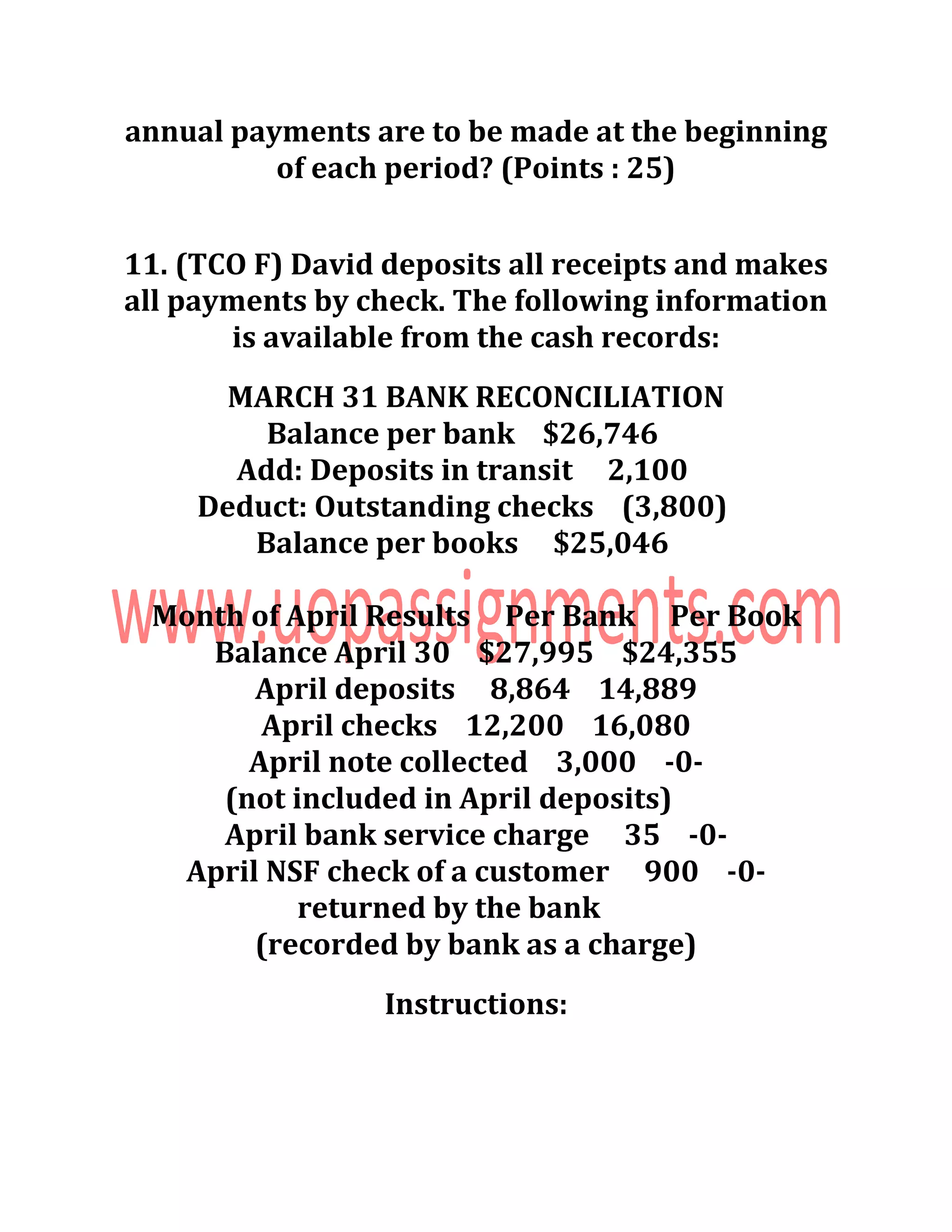 Acct 550 final exam | DOC