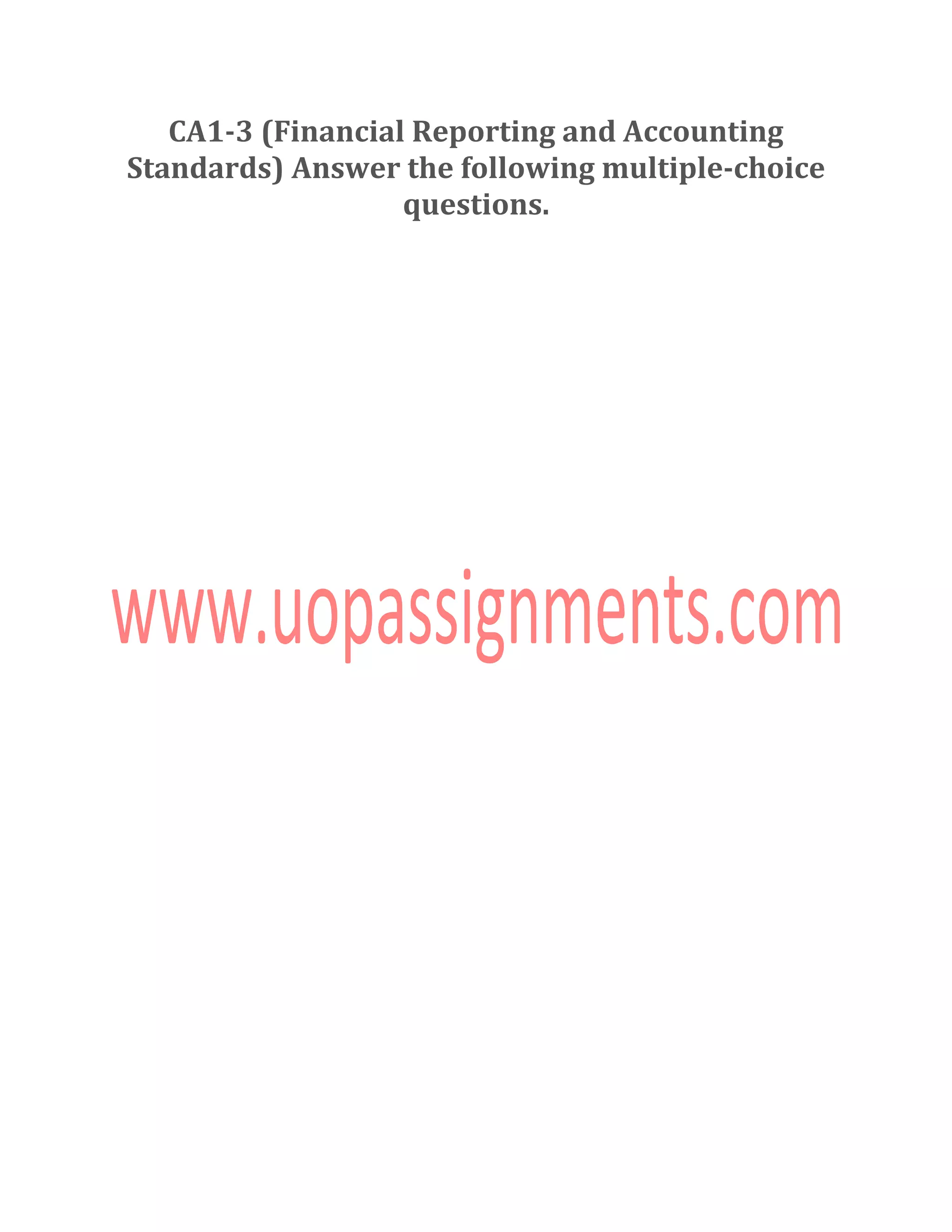 Acct 550 Week 1 Homework Assignment Pdf