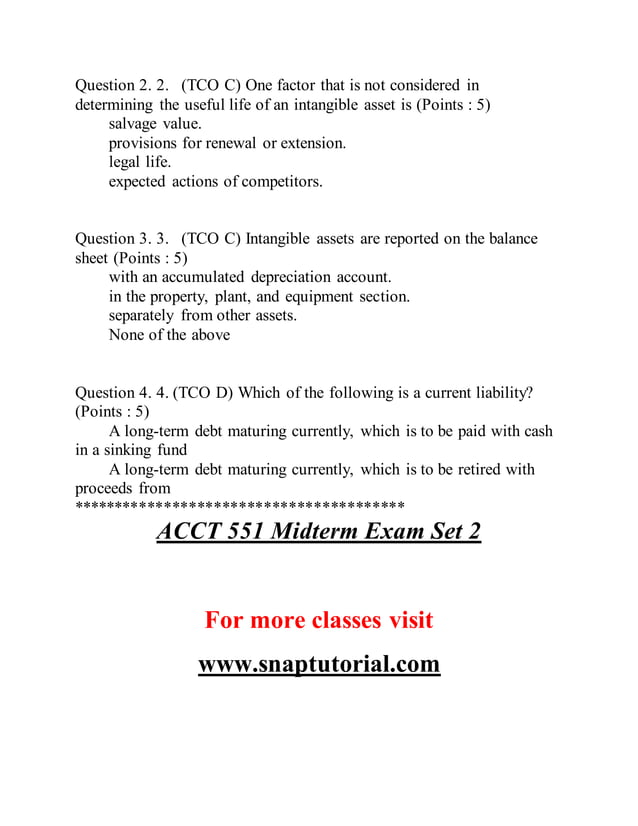 ACCT 551 Education Redefined / snaptutorial.com