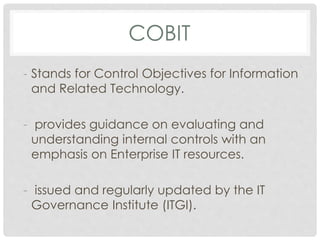 CObIT | PPTX | Operating Systems | Computer Software and Applications