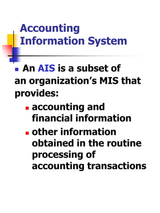 Acctg info systems | PDF