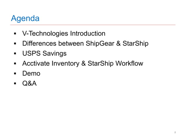 Acctivate + StarShip: Streamlining Your Supply Chain | PPT Acctivate + StarShip: Streamlining Your Supply Chain | PPT