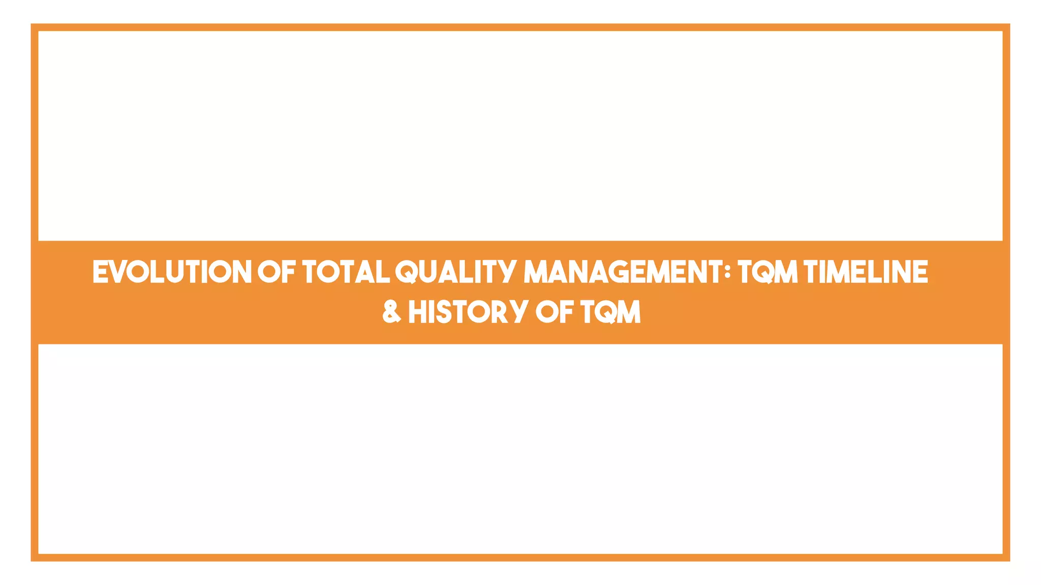 Total Quality Management - ( TQM ) | PDF