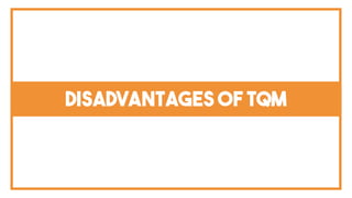 Total Quality Management - ( TQM ) | PDF