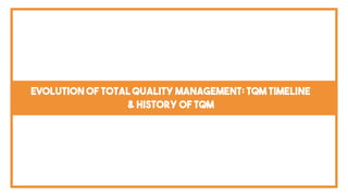 Total Quality Management - ( TQM ) | PDF