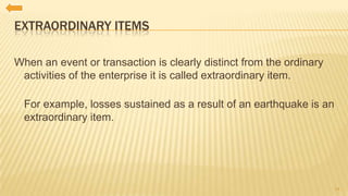 revised schedule vi statement of profit and loss | PPTX