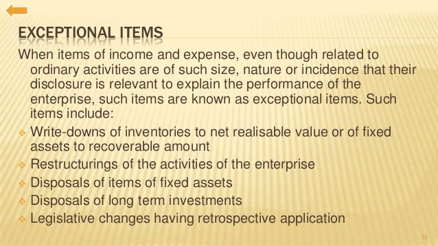 revised schedule vi statement of profit and loss
