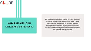 C Level Executives | DOC | Business Accounting & Finance | Business