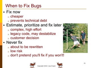 ACCU Agile Approach to Defect Management | PPT