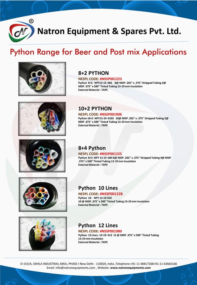 Accuflex Tubes and Python | PDF