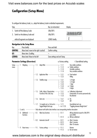 Acculab vicon 2 | PDF