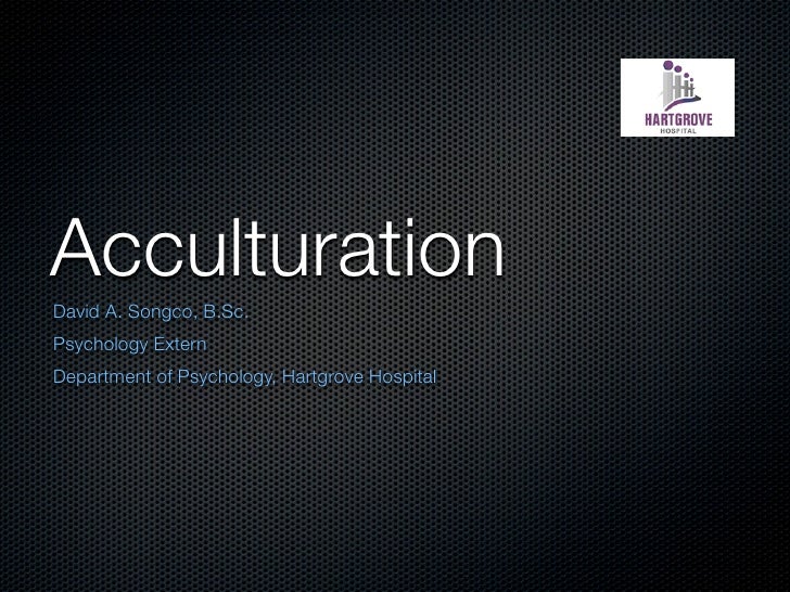 Acculturation - JungleKey.fr Wiki