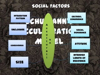 Acculturation Theory of Second Language Acquisition | PPTX