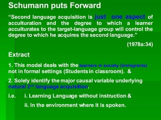 Acculturation Model 1978 | PPT