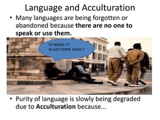 Acculturation and language | PPTX