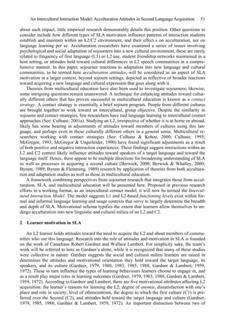 Acculturation attitudes in sla | PDF