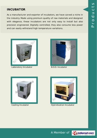 Accumax India, New Delhi, Incubators | PDF | Manufacturing Industry ...