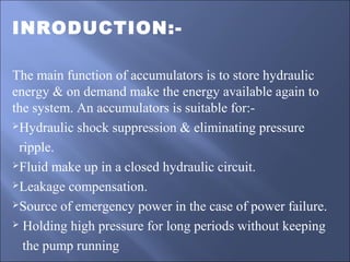 Accumulators | PPT