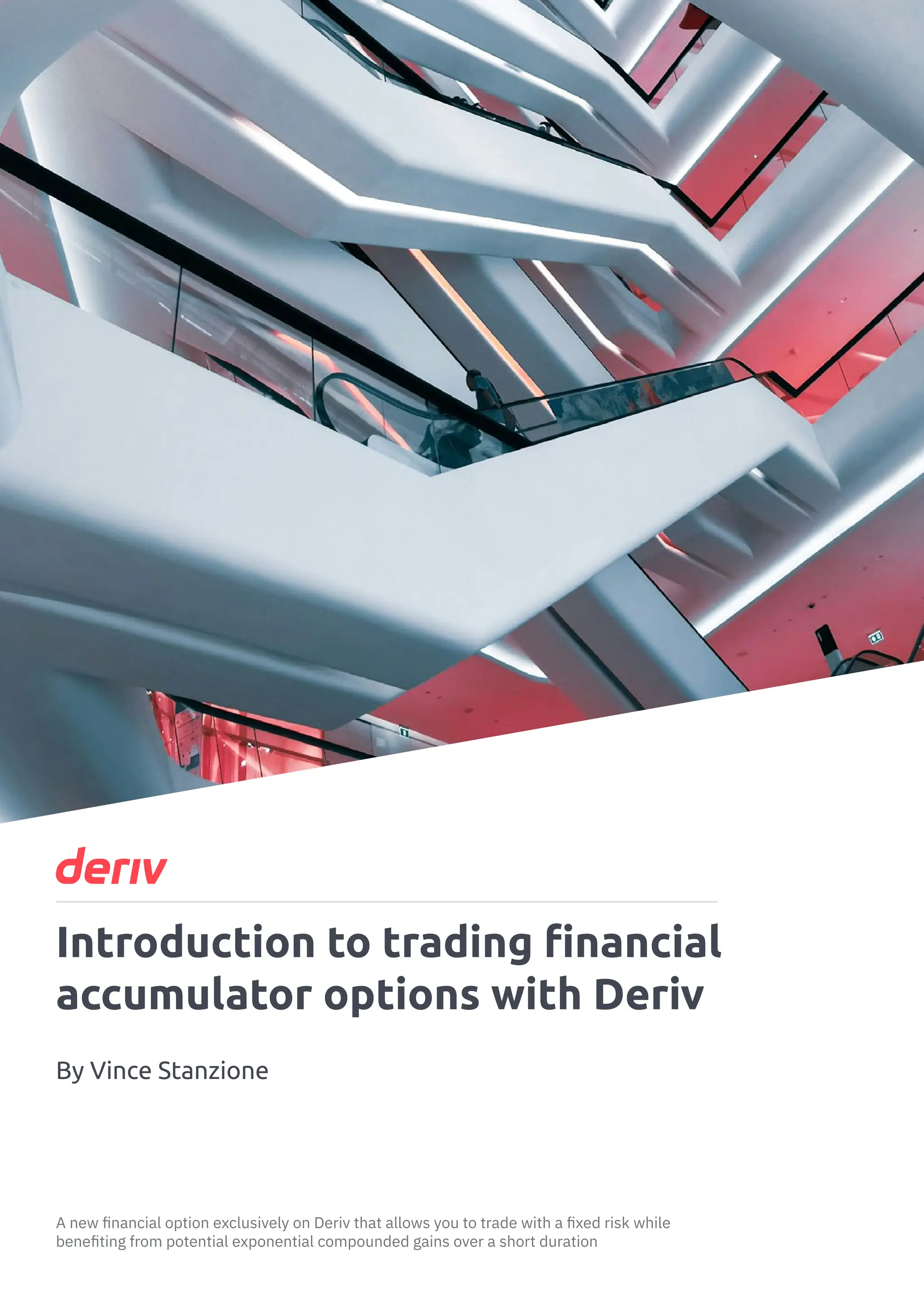 Deriv Accumulator Trading Stratagies by Vince Stanzione | PDF