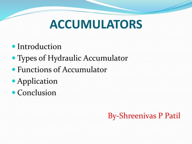Accumulators | PPTX