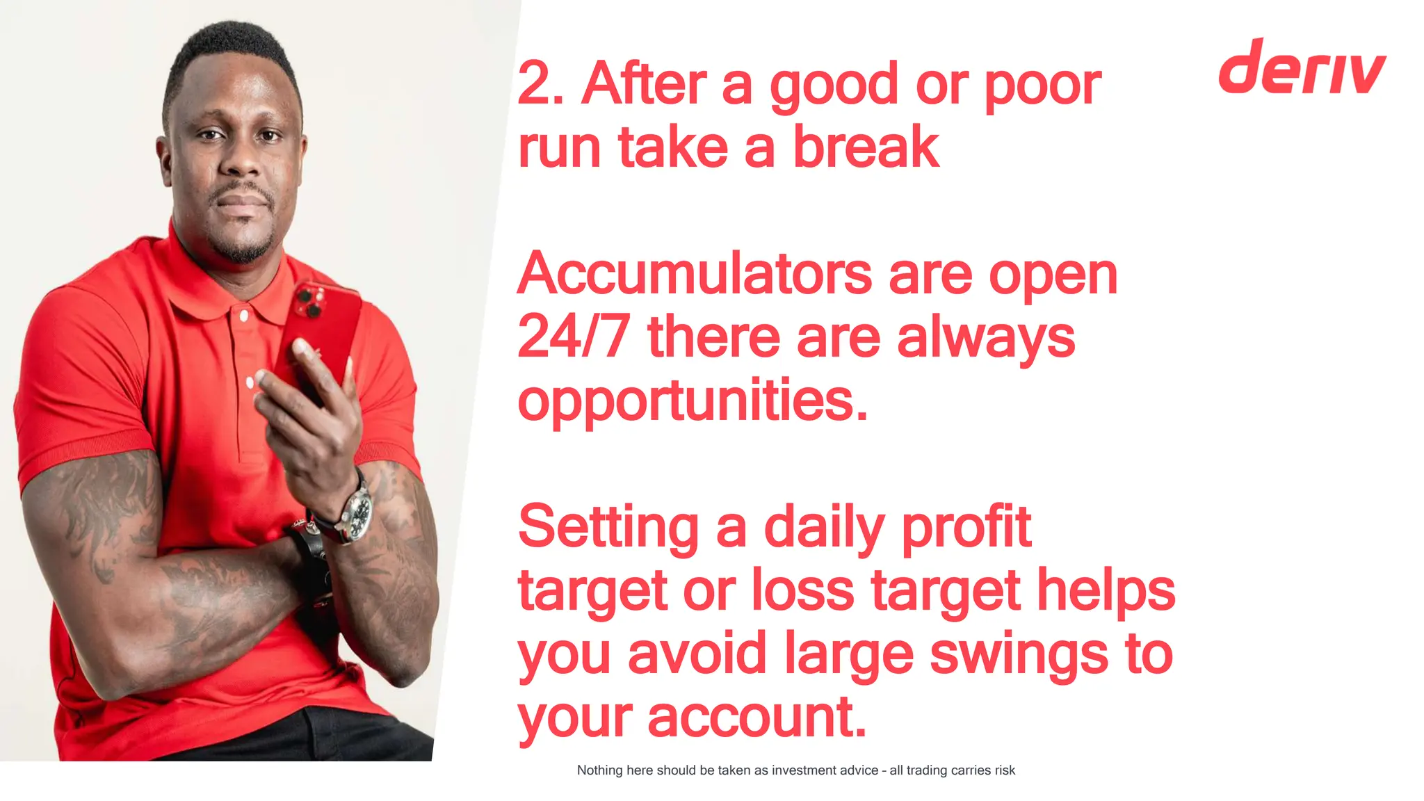 7 tips trading Deriv Accumulator Options | PPTX