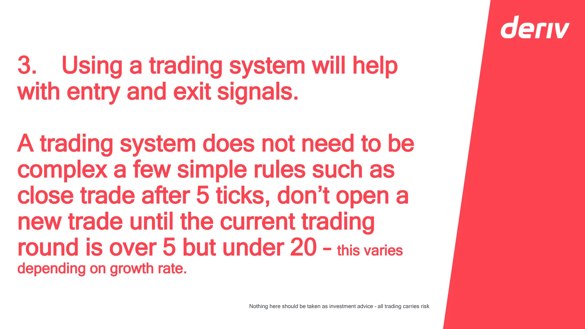 7 tips trading Deriv Accumulator Options | PPTX