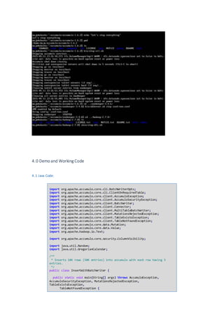 Granular Access Control Using Cell Level Security In Accumulo | PDF