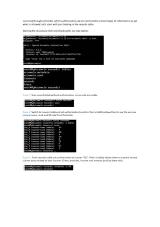 Granular Access Control Using Cell Level Security In Accumulo | PDF