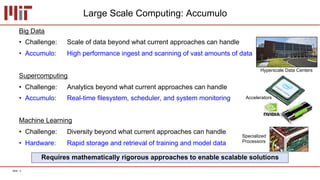 Accumulo and the Convergence of Machine Learning, Big Data, and Supercomputing | PPT