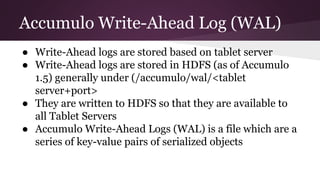 Accumulo Summit 2015: Reactive programming in Accumulo: The Observable ...
