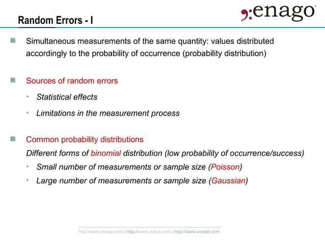 Accuracy: Random and Systematic Errors Accuracy: Random and Systematic Errors