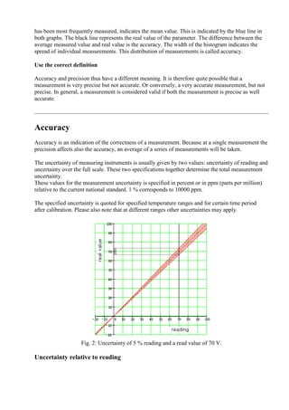 Accuracy precision - resolution | PDF
