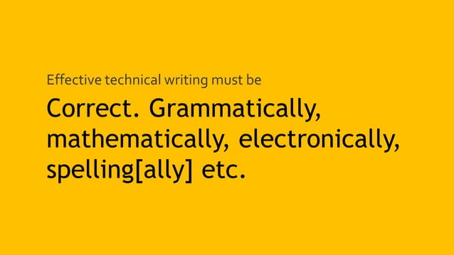 Scientific and Technical Writing - Accuracy | PPTX