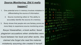 Accuracy and Inaccuracy in memory and cognition.pptx