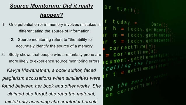 Accuracy and Inaccuracy in memory and cognition.pptx