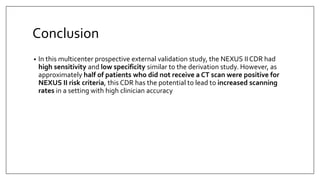 Accuracy of nexus ii | PPTX