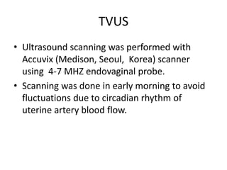 Accuracy of ultrasound sonography in adenomyosis | PPTX
