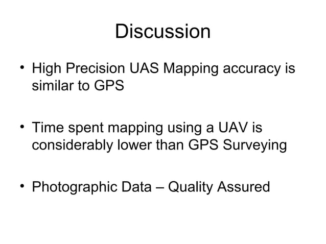 Accuracy of UAV Photogrammetry | PPT | Geography | Science