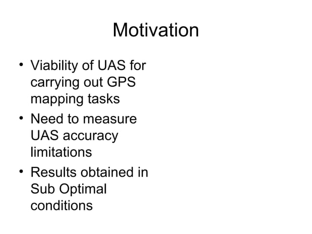 Accuracy of UAV Photogrammetry | PPT | Geography | Science