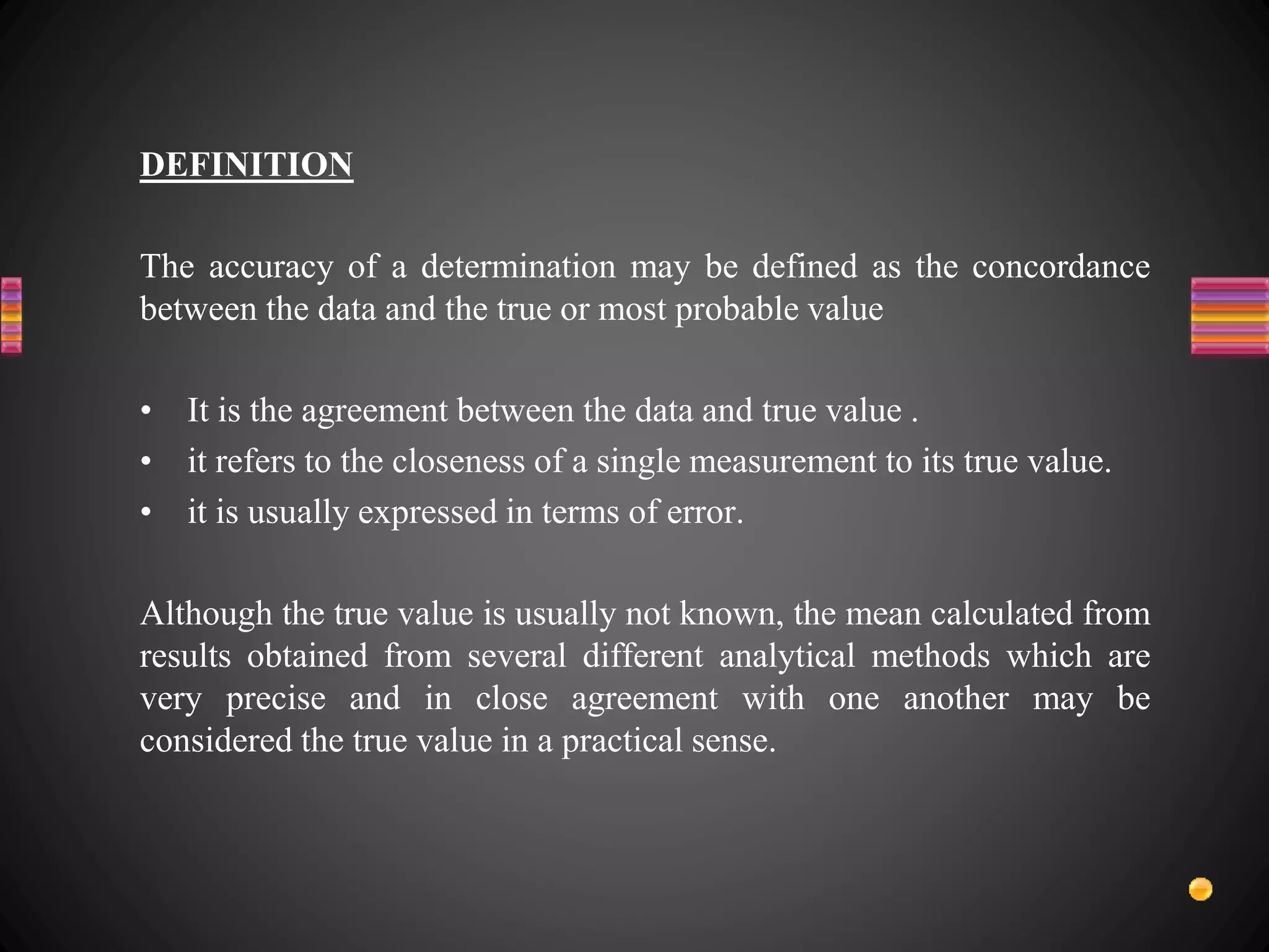 Accuracy precision and significant figures | PPTX